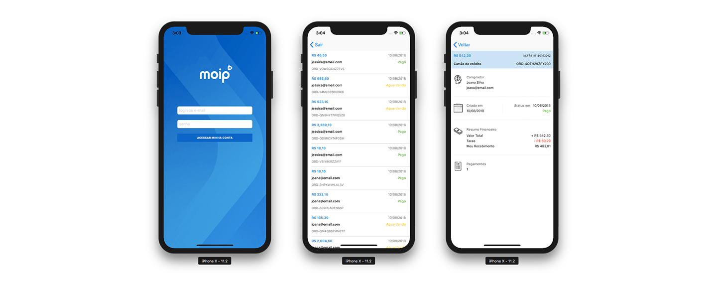 GitHub - luizagarofalo/moip-challenge: An app that displays a list of all orders and its details ...